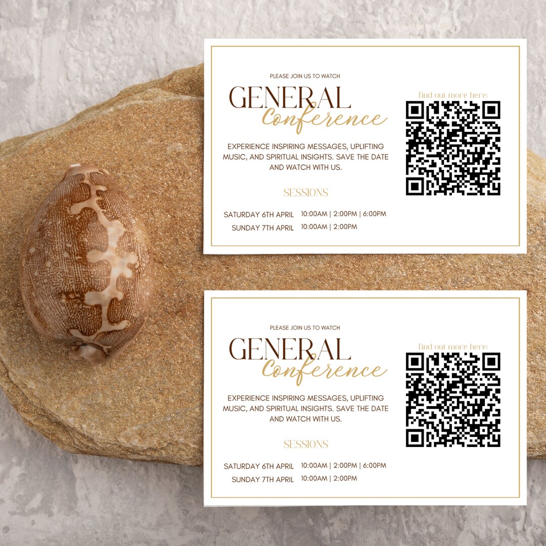 LDS General Conference Invitation Template - Lds Church General ...