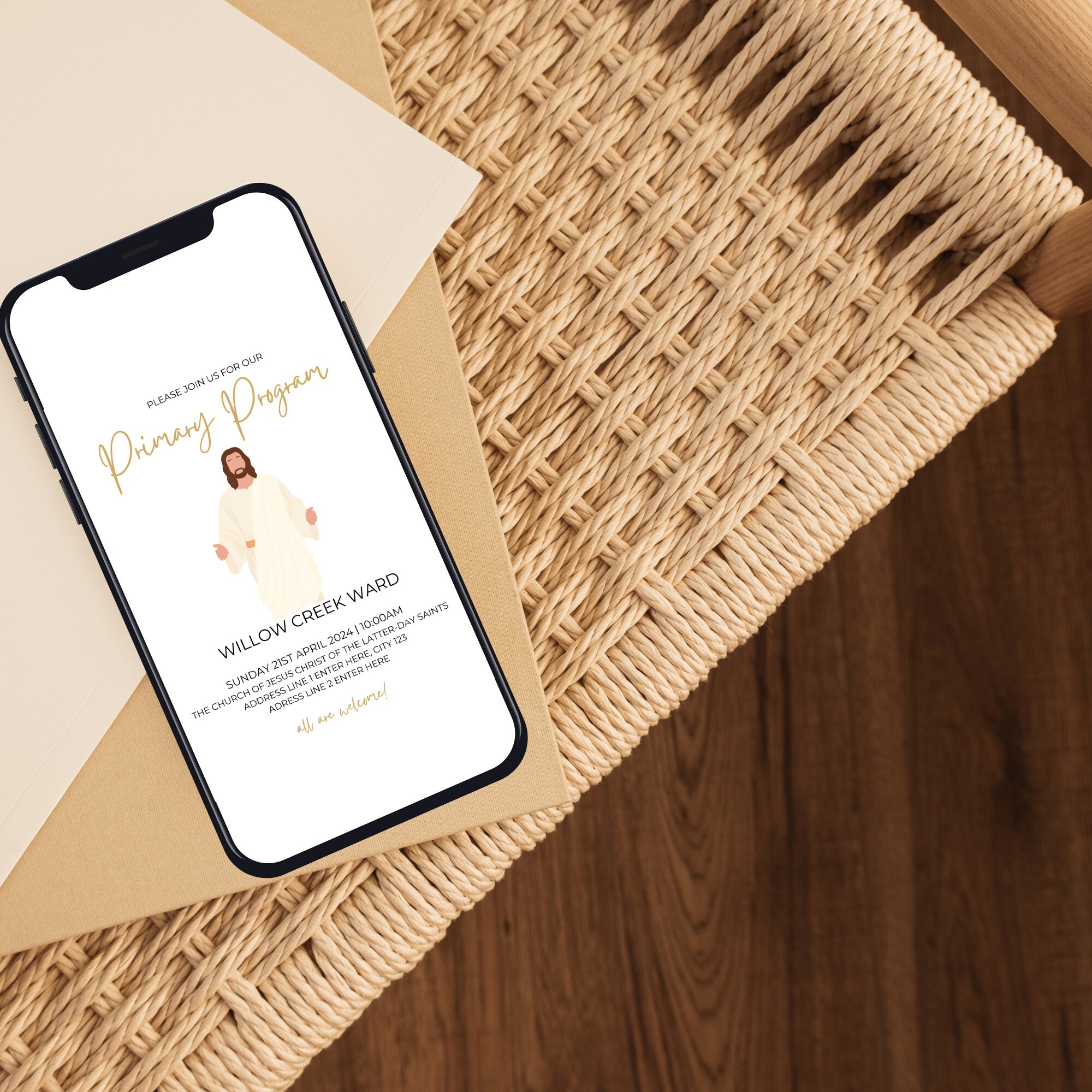 LDS Primary Program Invitation Template - Minimalistic, Primary Program ...