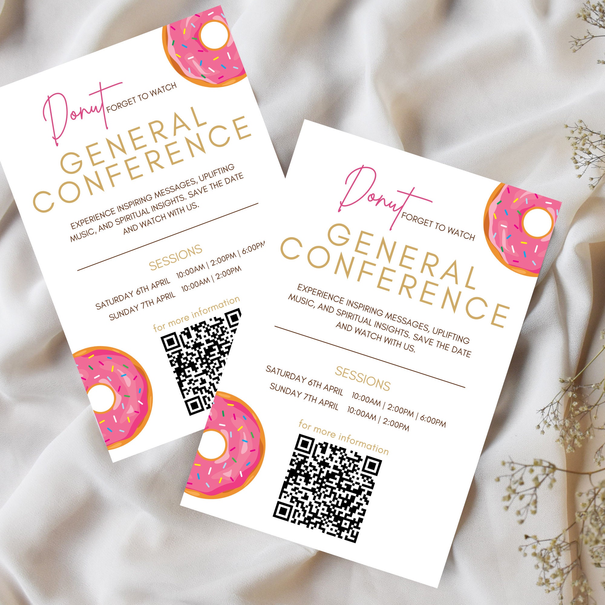 LDS General Conference Invitation Template - Lds Church General ...