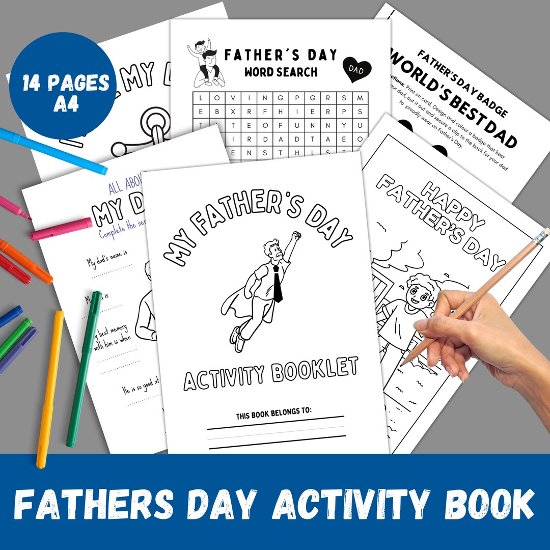 LDS Primary Fathers Day Activity Booklet - LDS Primary Handout, Lds ...