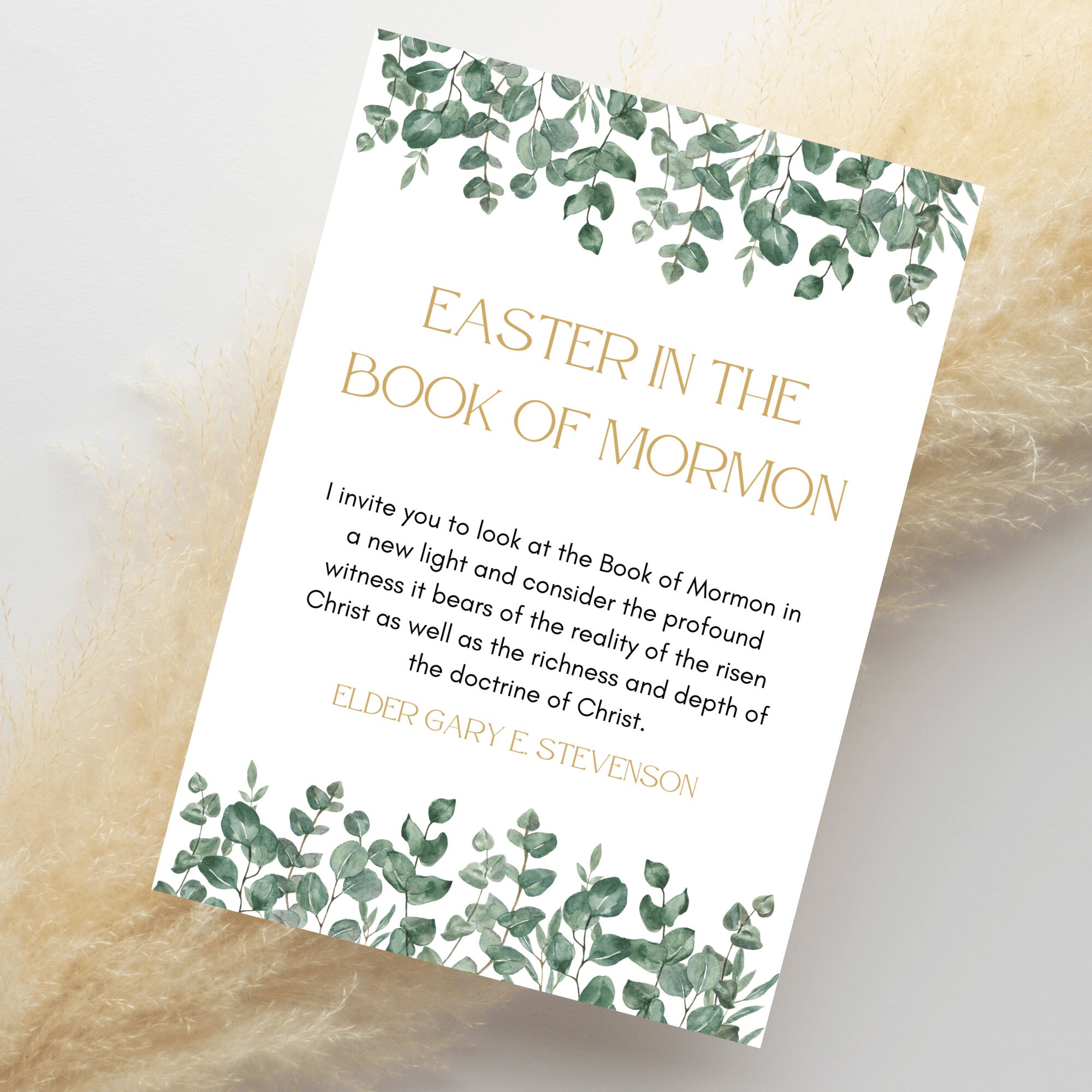 LDS Easter in the Book of Mormon Cards - Printable Cards for Easter ...