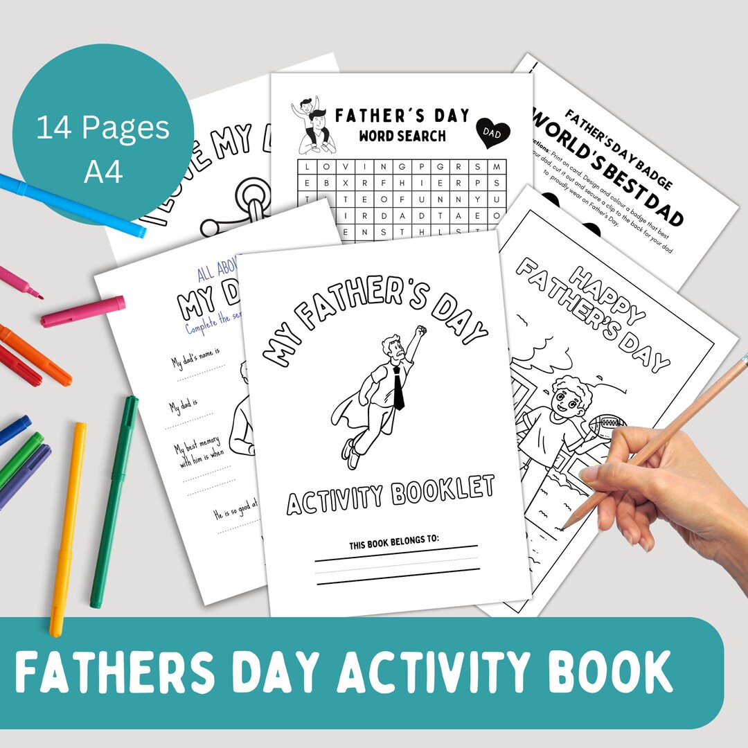 LDS Primary Fathers Day Activity Booklet LDS Primary Handout, Lds ...