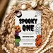 Spooky One First Birthday Invitation, Editable Template, Halloween ...