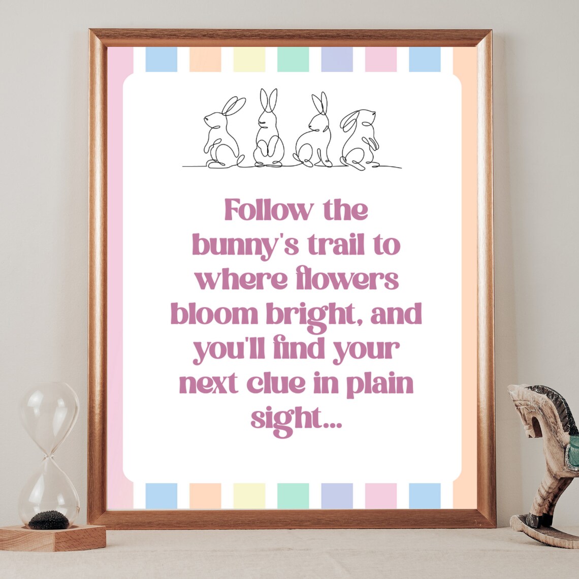 Easter Scavenger Hunt Signs Easter Egg Scavenger Hunt, Treasure Hunt ...