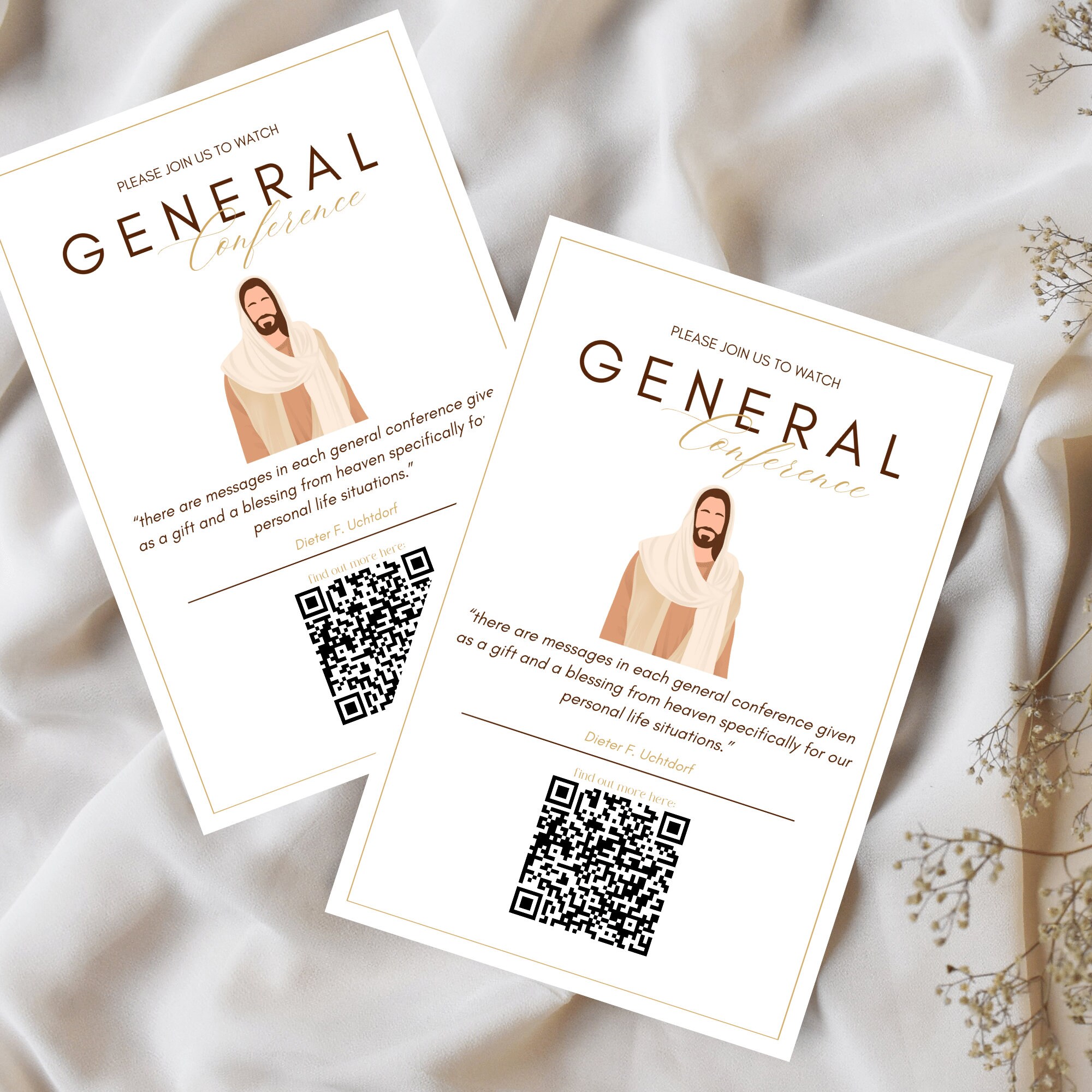 LDS General Conference Invitation Template, Lds Church General ...