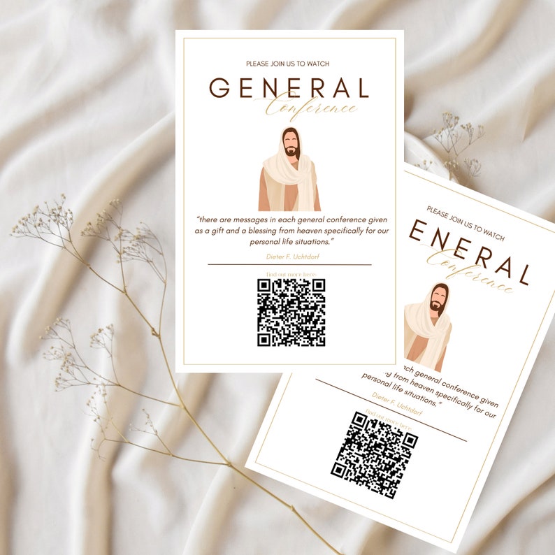LDS General Conference Invitation Template, Lds Church General ...