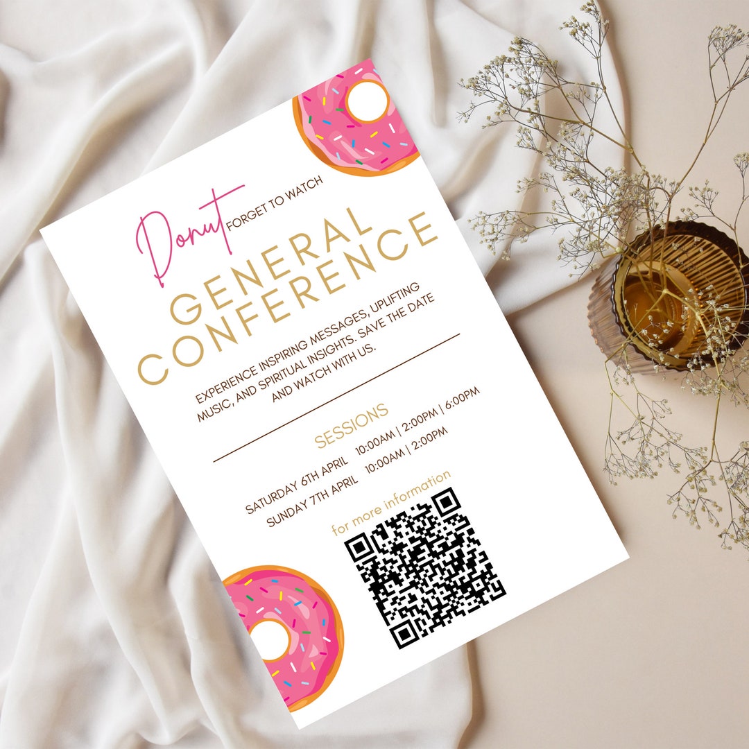 LDS General Conference Invitation Template - Lds Church General ...