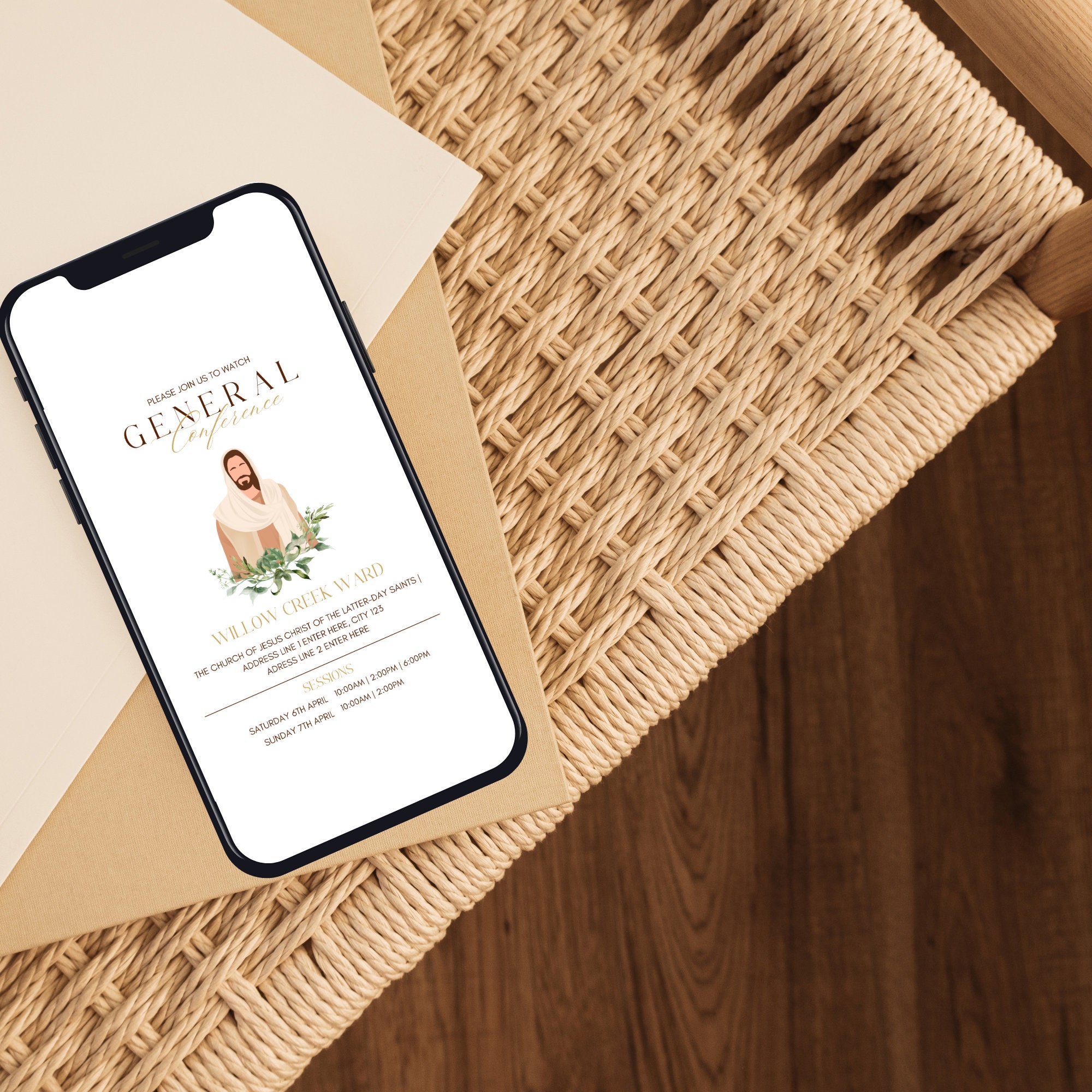 LDS General Conference Invitation Template Lds Church General ...