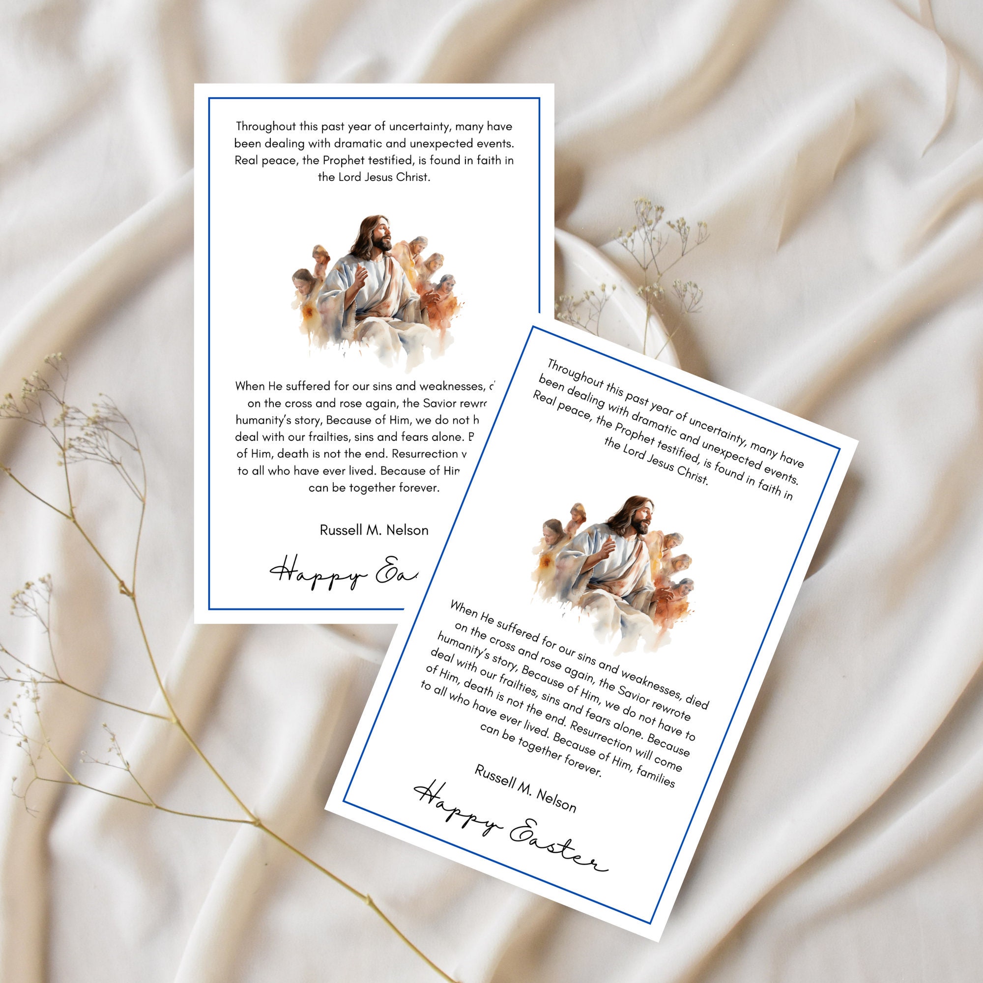 LDS Easter Printable, Easter Ministering Card, Easter Gift, Relief ...