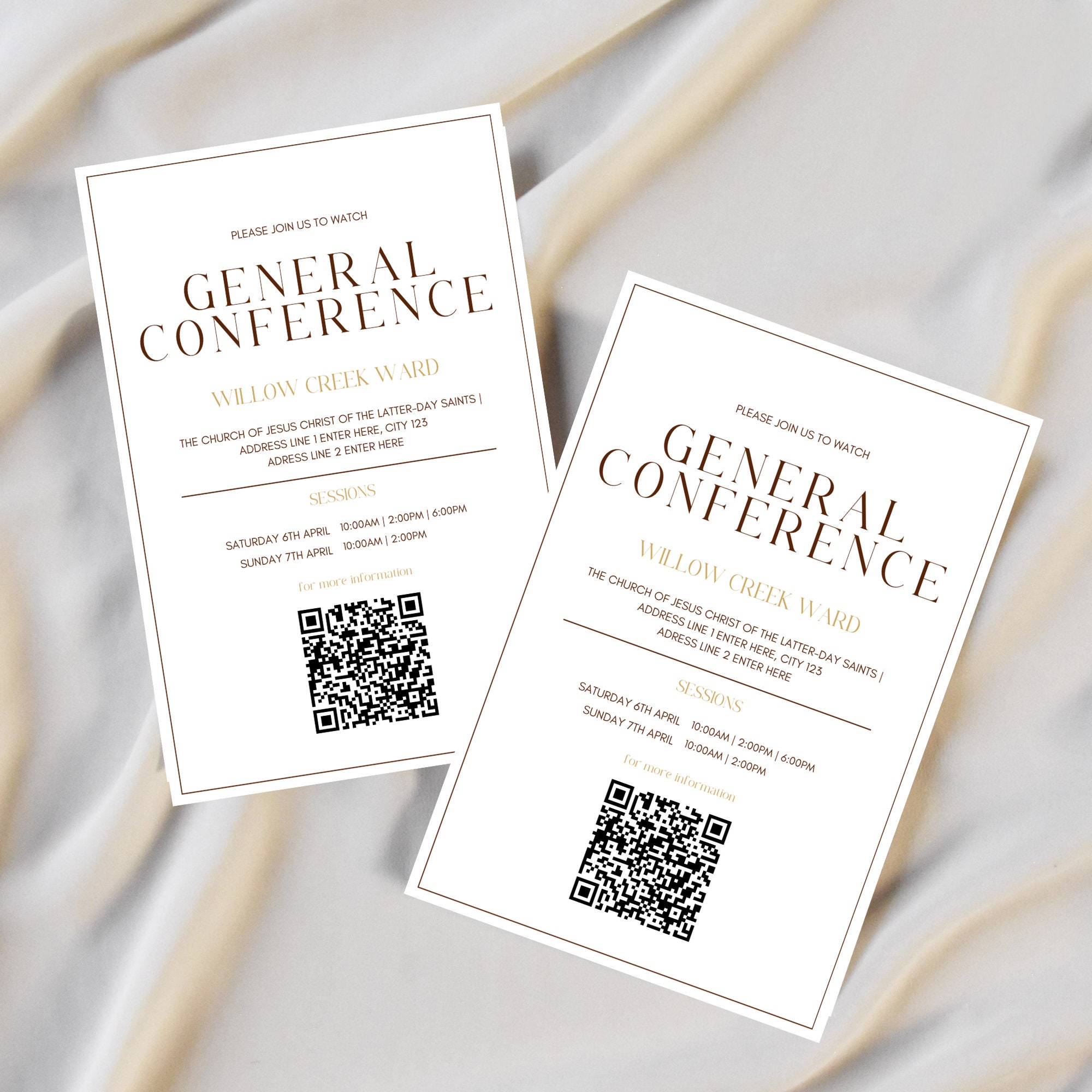 LDS General Conference Invitation Template - Lds Church General ...