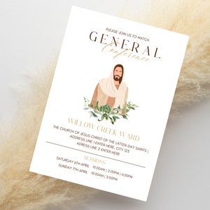 LDS General Conference Invitation Template - Lds Church General ...