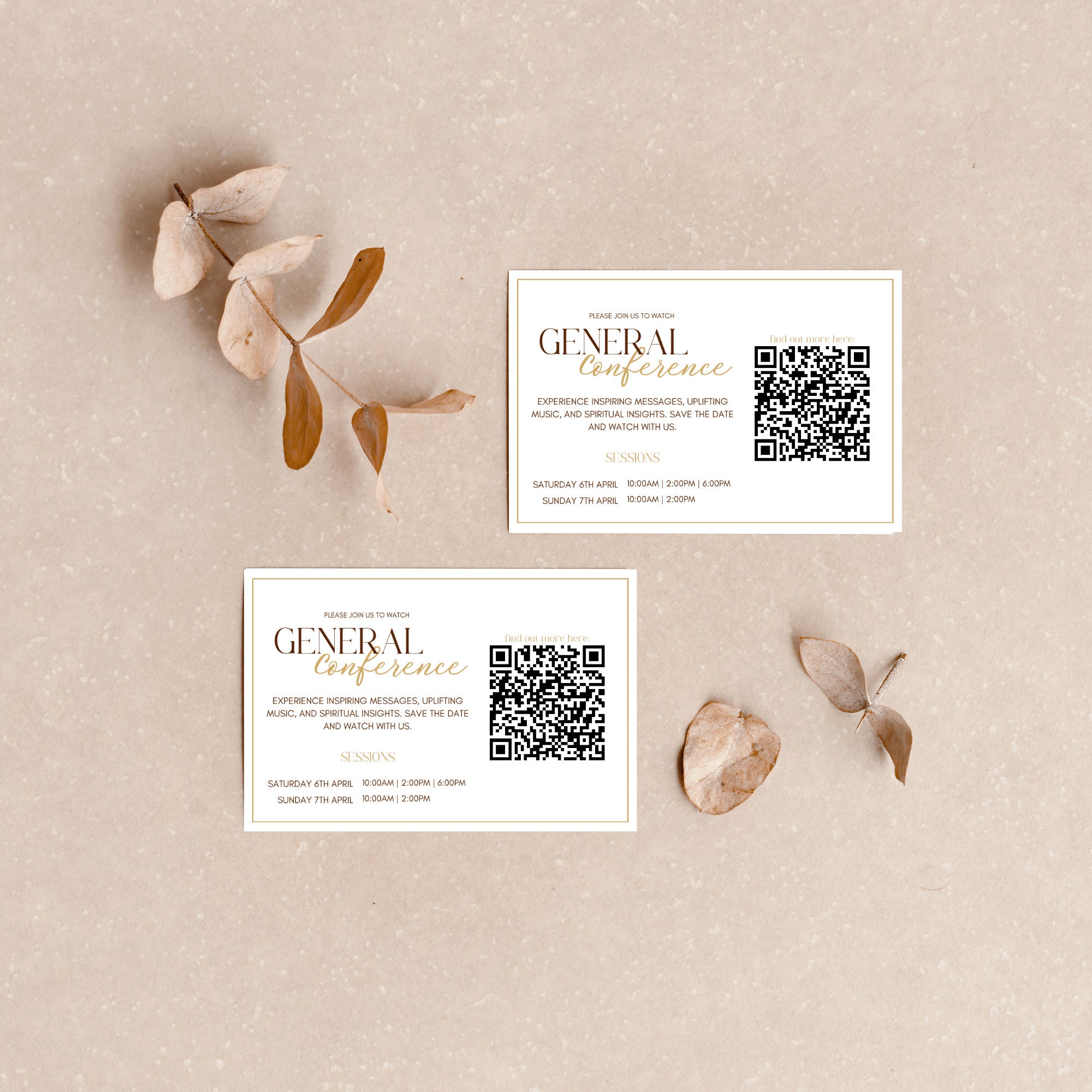 LDS General Conference Invitation Template - Lds Church General ...