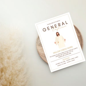 LDS General Conference Invitation Template - Lds Church General ...