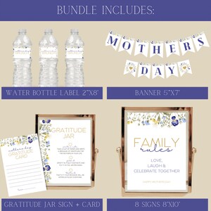 Wildflower Velvet Mother's Day Bundle - Printable Decorations, Games ...
