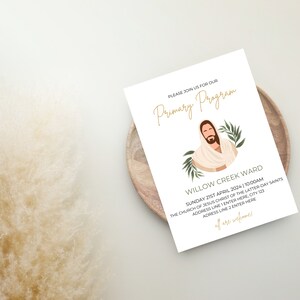 LDS Primary Program Invitation Template - Minimalistic, Primary Program ...