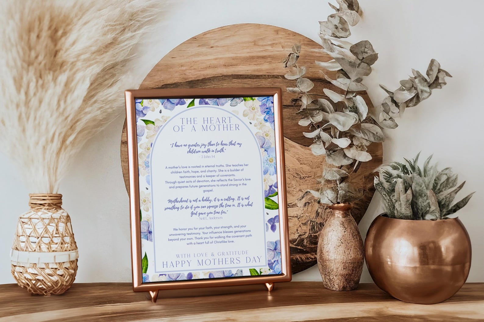 LDS Mothers Day Devotional Printable, Relief Society Gift, Lds Mothers ...