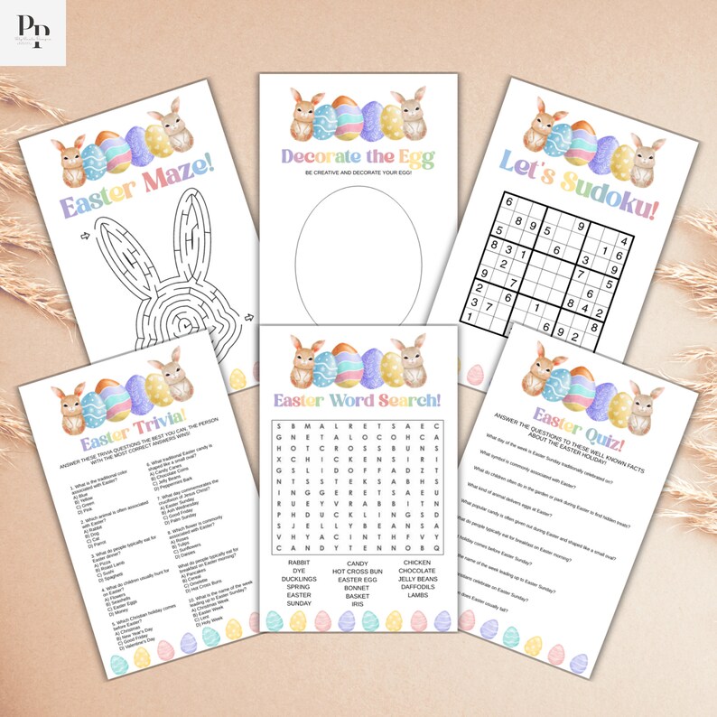 Easter Games Bundle Easter Games Easter Party Games Easter Games for ...