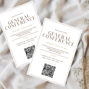 LDS General Conference Invitation Template - Lds Church General ...