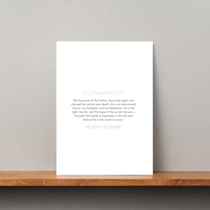 LDS Easter Service Program Editable Template - Minimal Editable ...