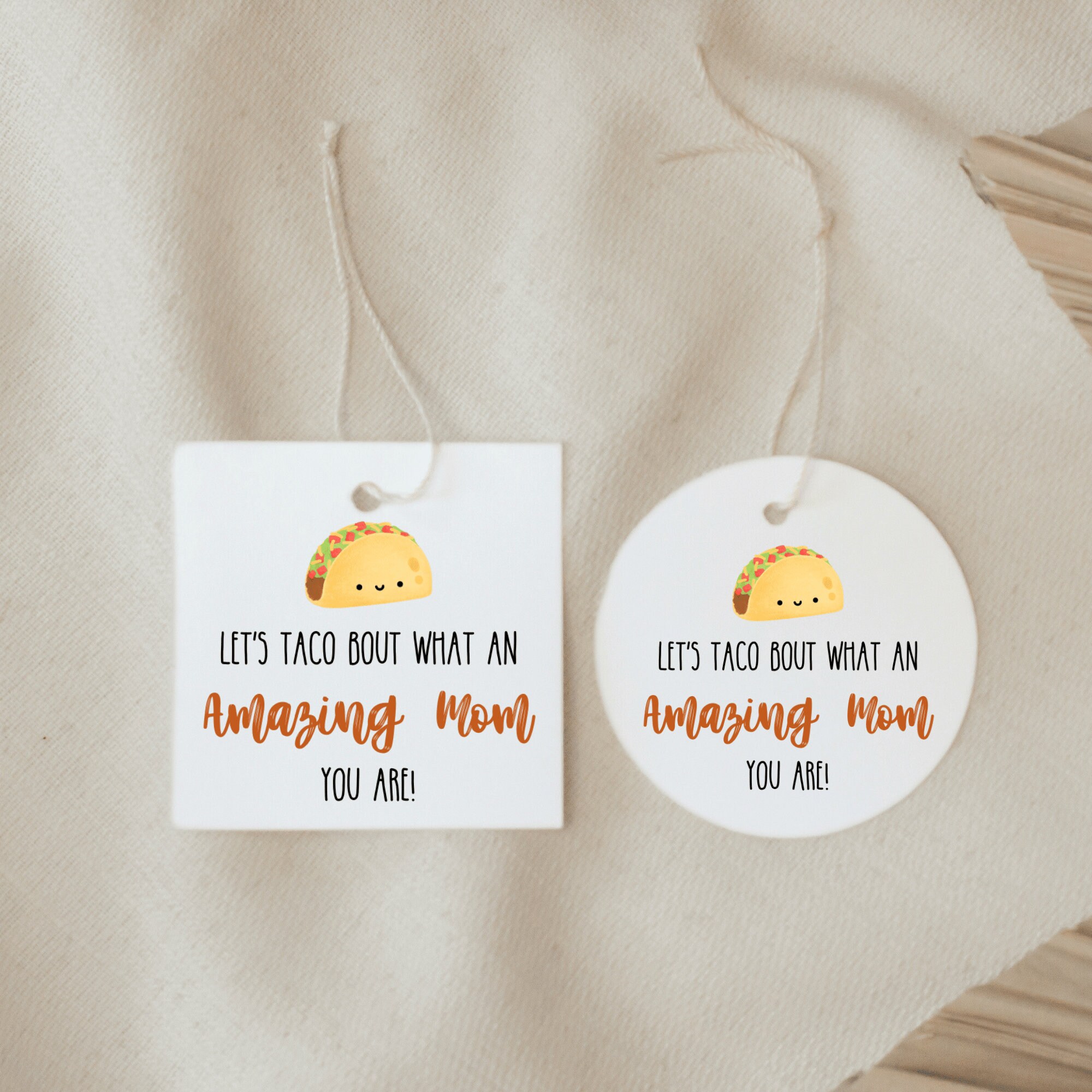 Mothers Day Gift Tag Template - Cute Mothers Day Gift Tag, Gift for Mom ...