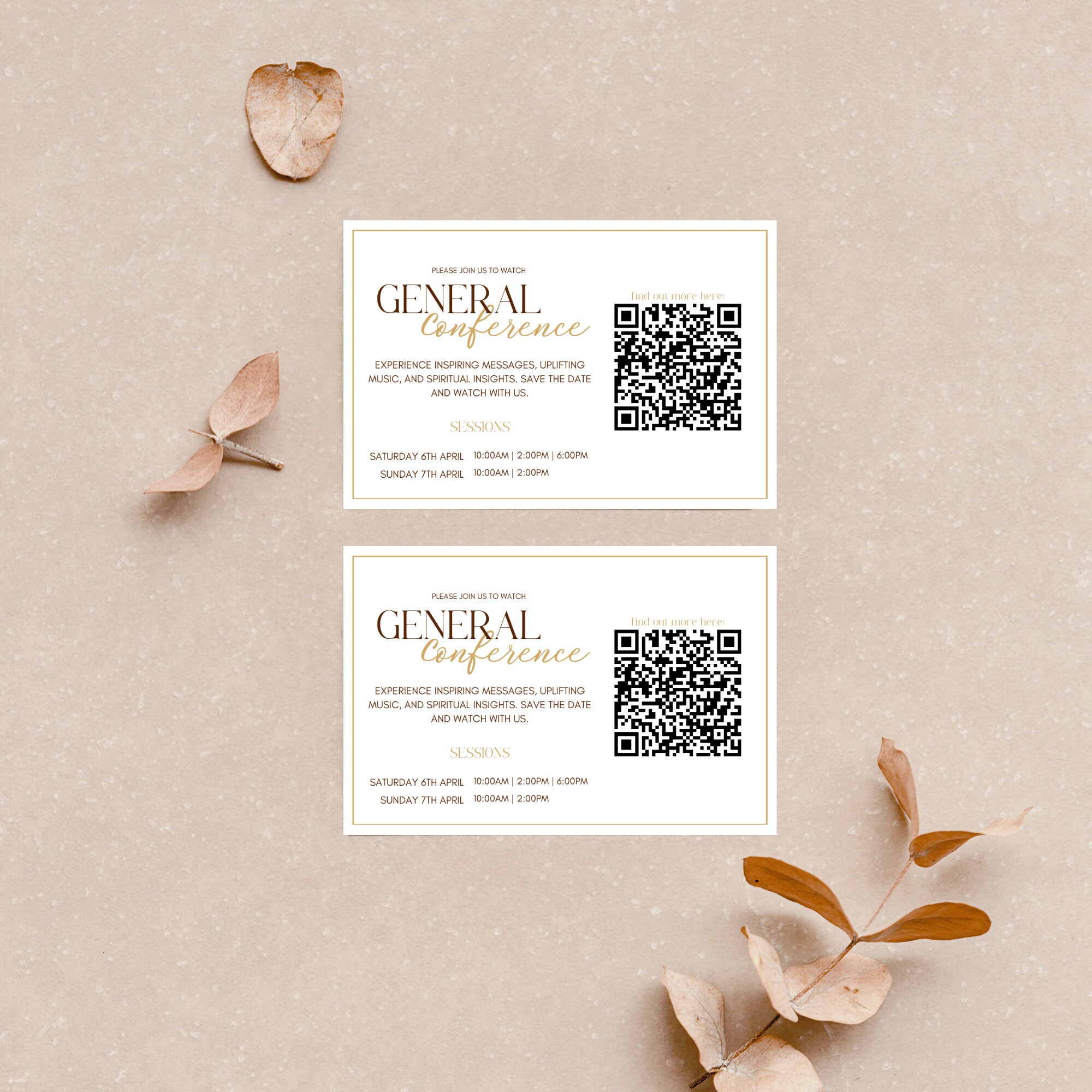 LDS General Conference Invitation Template - Lds Church General ...