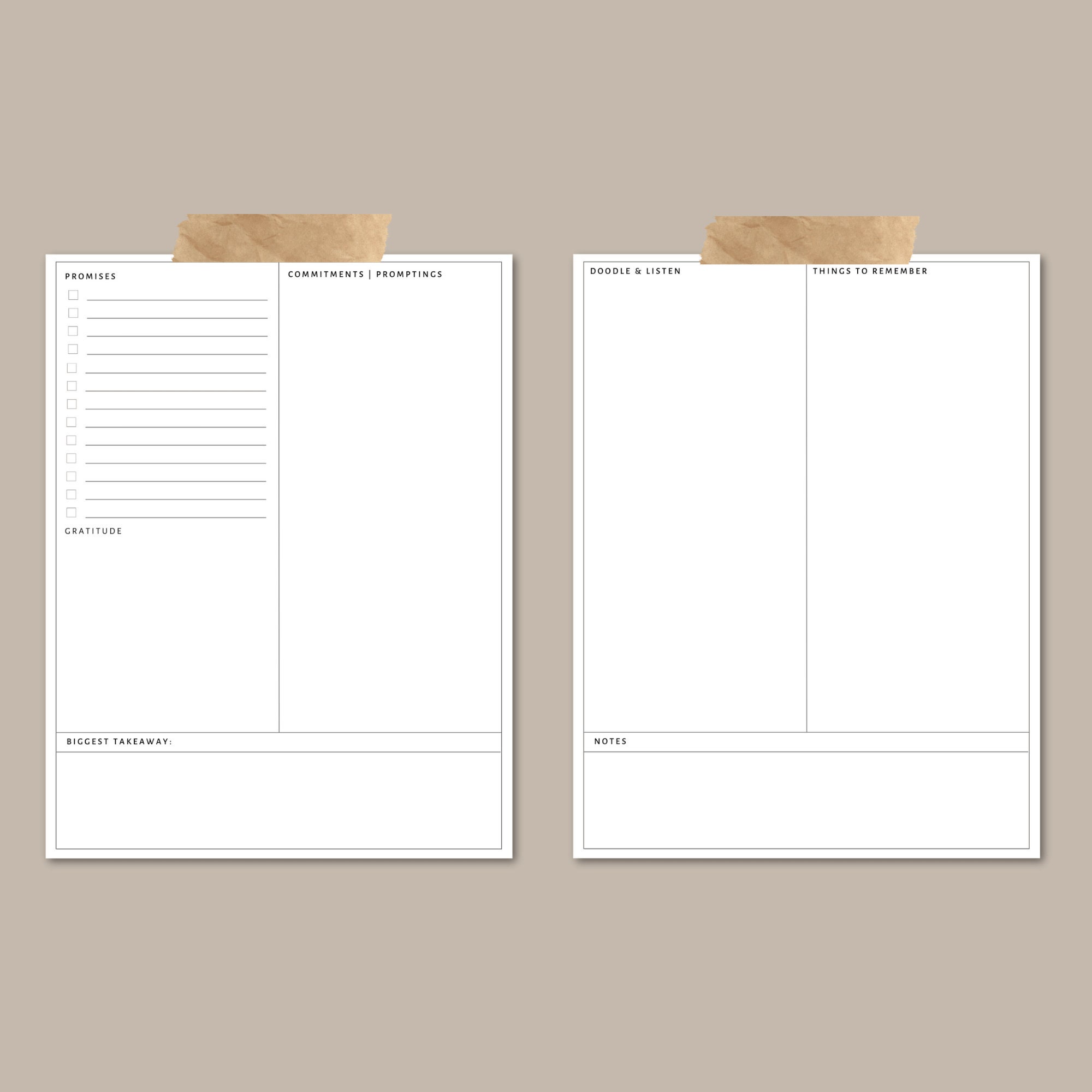 LDS General Conference Note Printable - General Conference, Conference ...