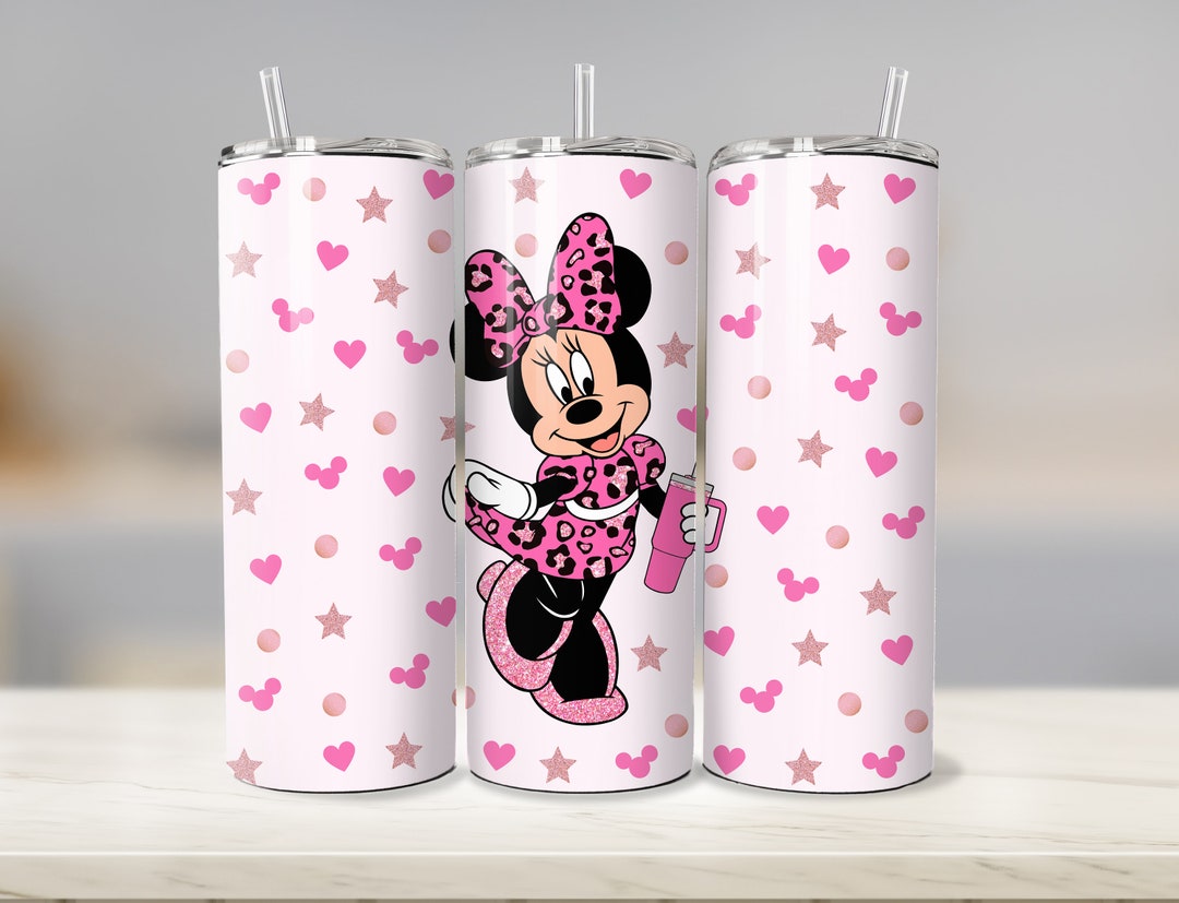 Minnie Mouse Tumbler Wrap, Minnie Tumbler Design, 20 Oz Skinny Tumbler ...