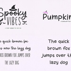 Halloween Font Bundle, Halloween Fonts, Font Bundle, Spooky Font, Ghost ...