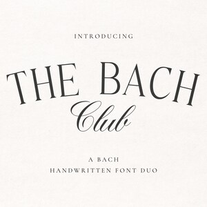 The Bach Club Font, Wedding Fonts, Bachelorette Fonts, Cursive Fonts, Signature Fonts, Fonts for ...