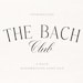 The Bach Club Font, Wedding Fonts, Bachelorette Fonts, Cursive Fonts ...
