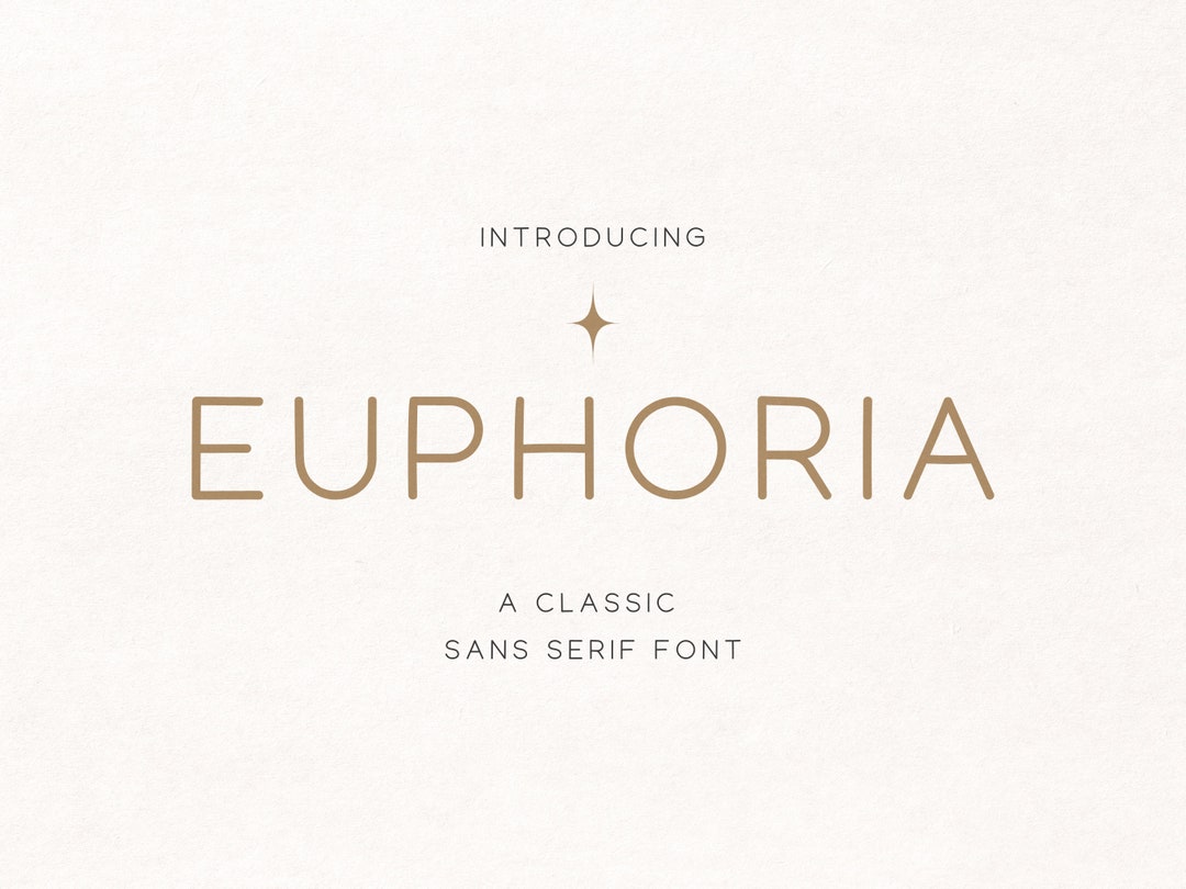 Euphoria Font, Sans Serif Font, Serif Font, Modern Font, Handwritten ...