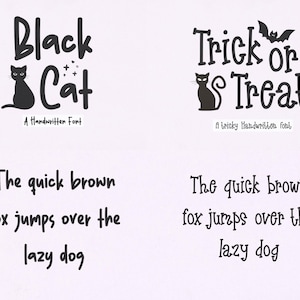 Halloween Font Bundle, Halloween Fonts, Font Bundle, Spooky Font, Ghost ...