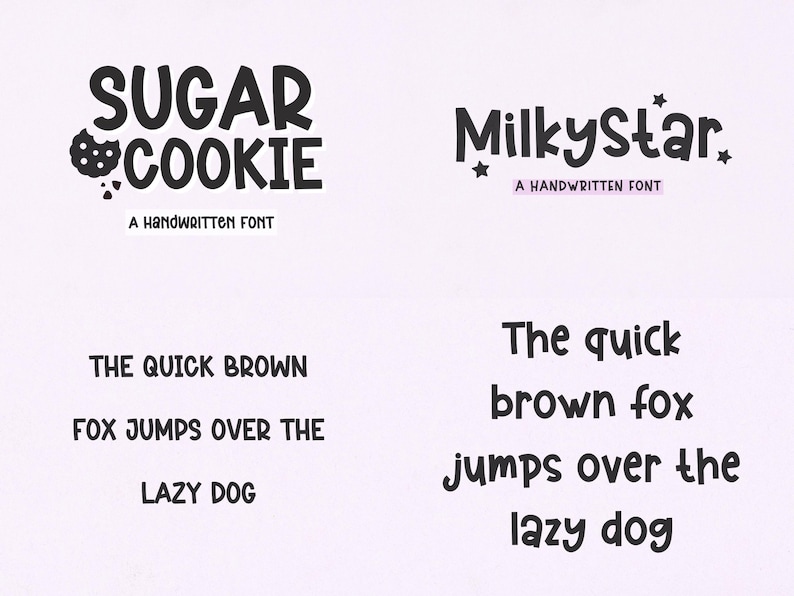 Font Bundle, Handwritten Font Bundle, Cute Fonts, Cute Font Bundles ...