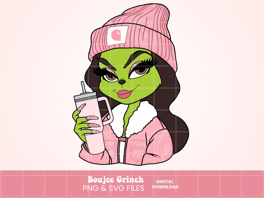 Boujee Grinch, the Grinch, Bougie Grinch, Grinch PNG, Grinchmas ...