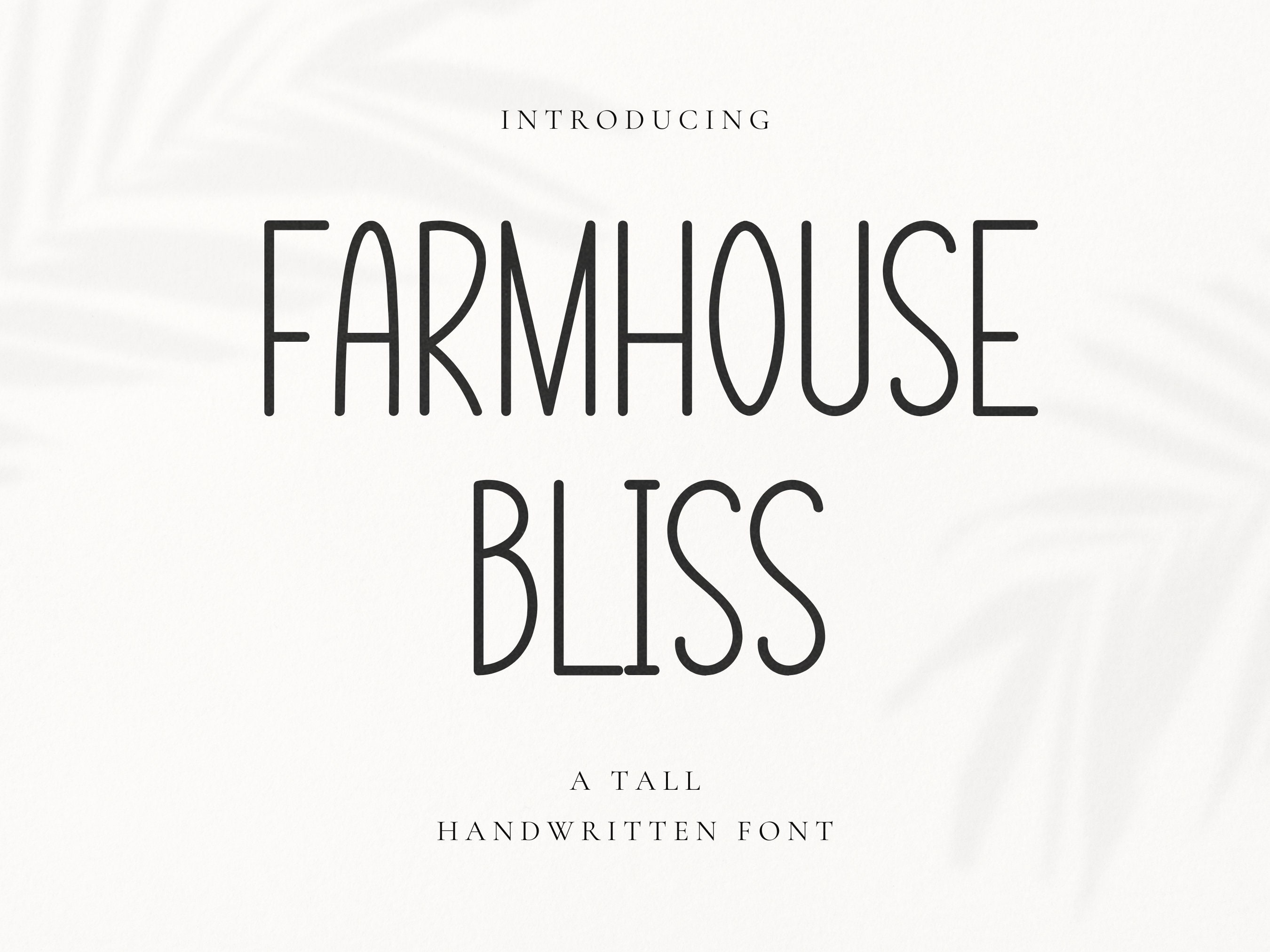 Farmhouse Bliss Font, Country Font, Tall Font, Skinny Font, Farm Font, Fonts for Cricut ...