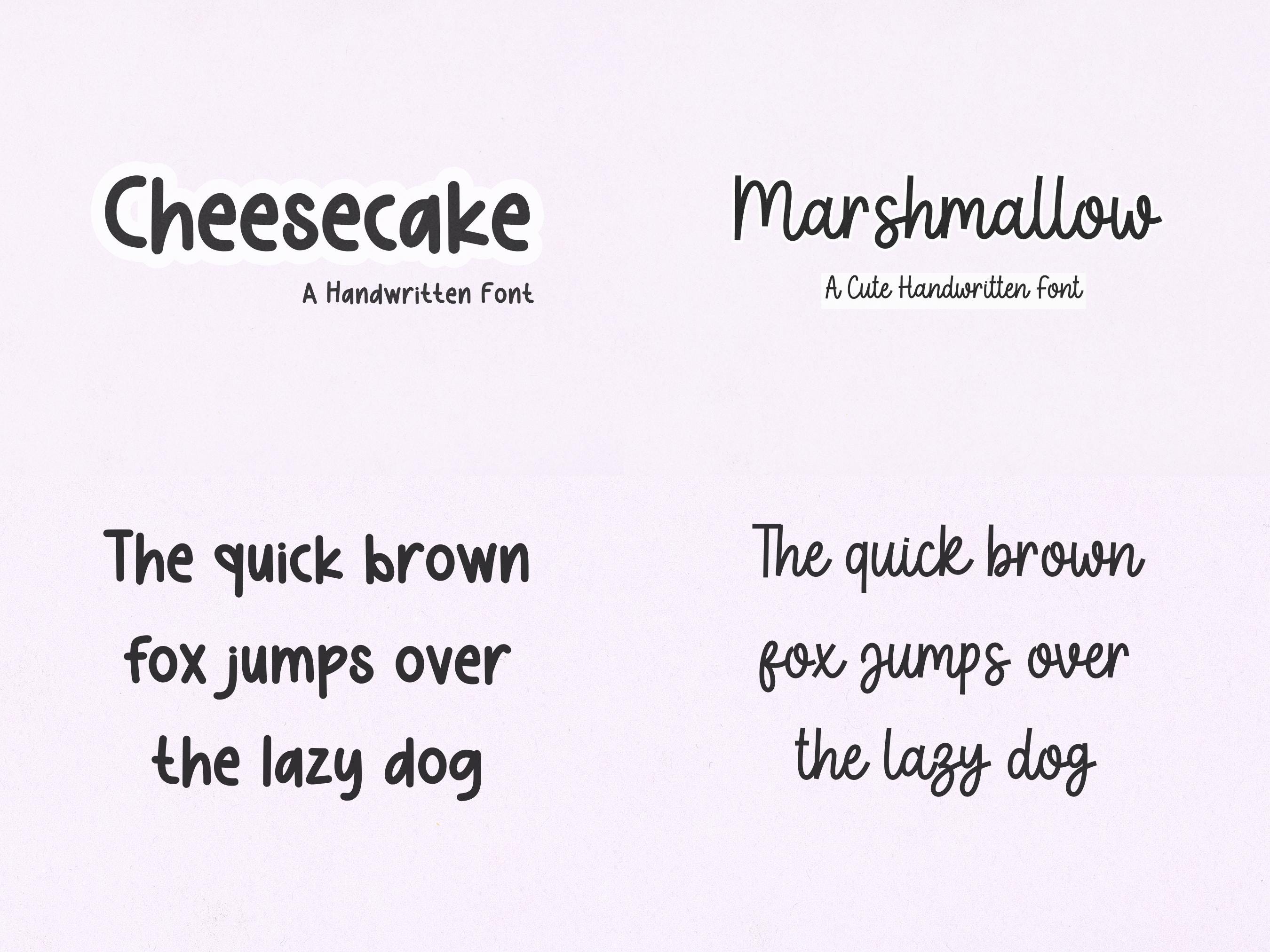 Font Bundle, Handwritten Font Bundle, Cute Fonts, Cute Font Bundles ...