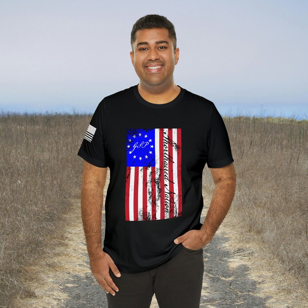 T-shirt GSP Patriotic 4th of July Red White and Blue GSP Shorthaired ...