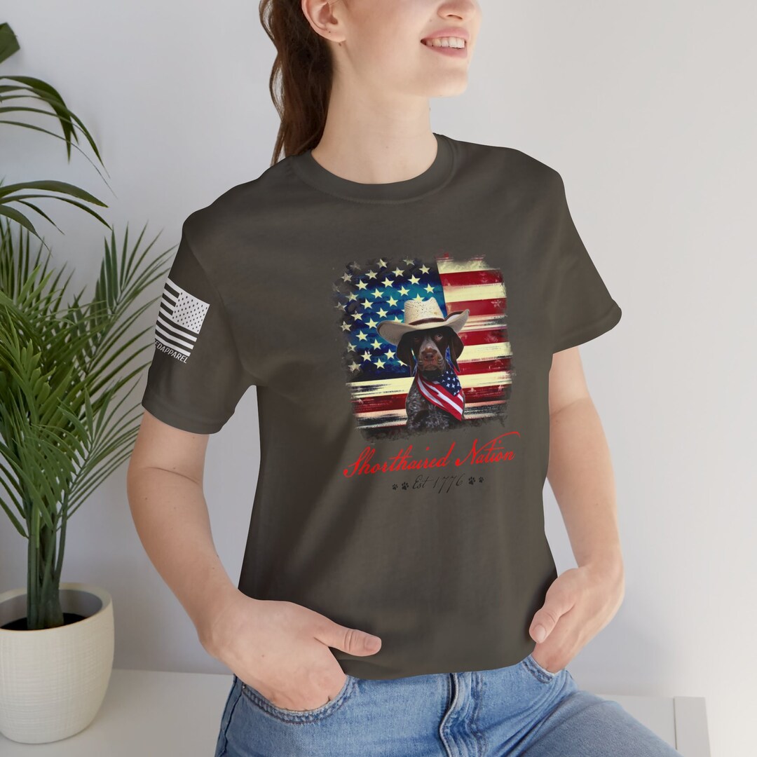 GSP T-shirt, Patriotic Tshirt, 4th of July, GSP Nation, German ...