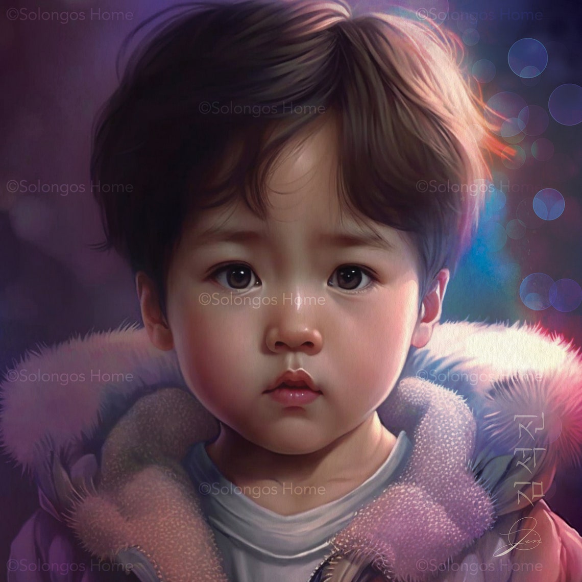 BTS Inspired Baby Series First in Series Jin Square - Etsy