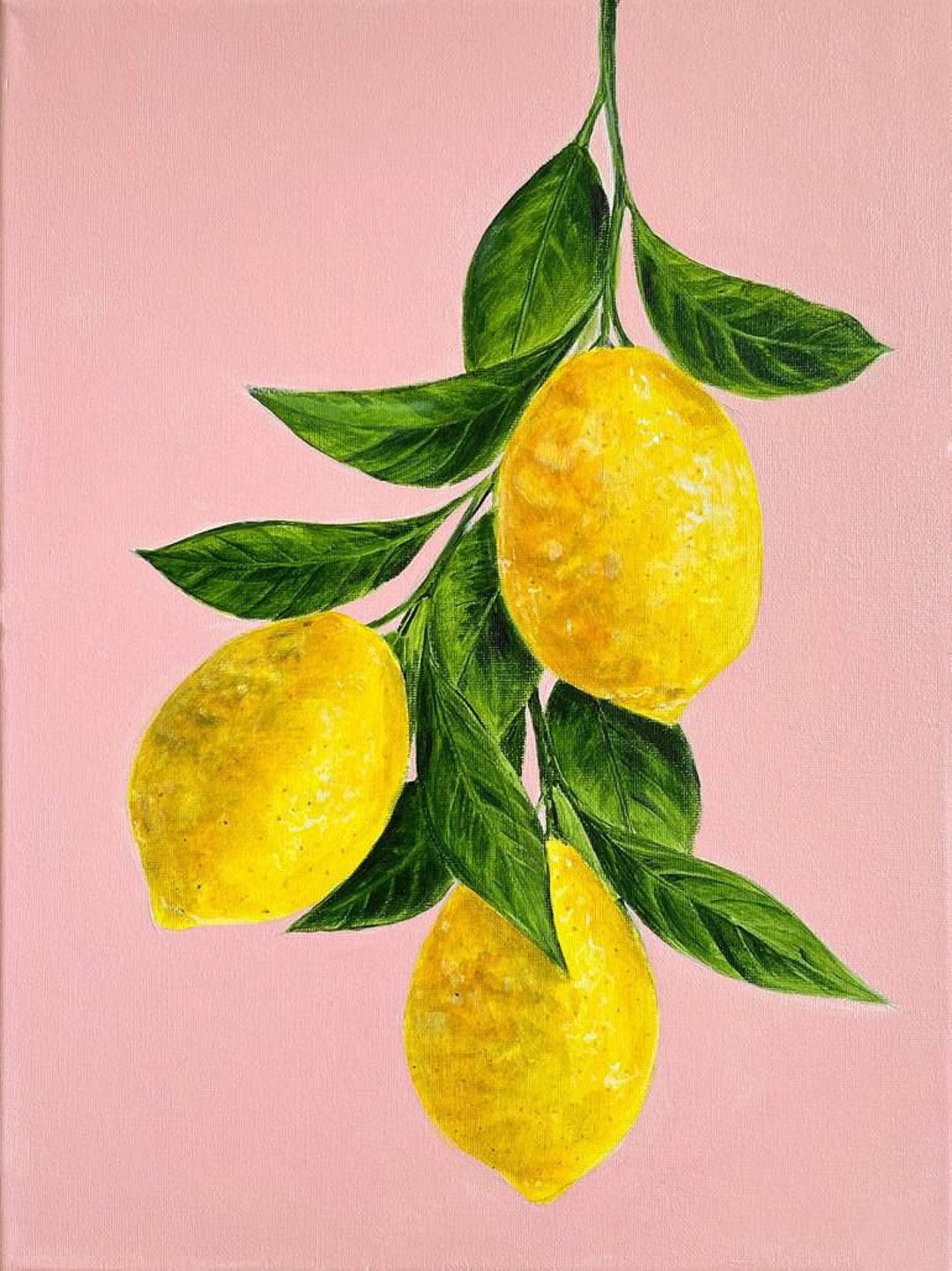 Lemon Printed Picture - Etsy