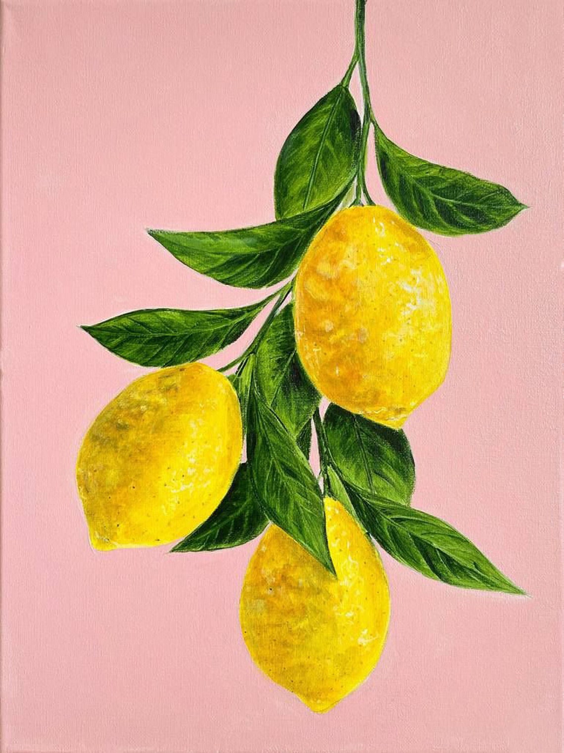 Lemon Printed Picture - Etsy