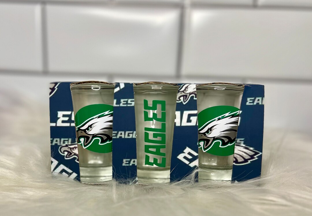 Philadelphia Eagles Shot Glasses Set - Etsy