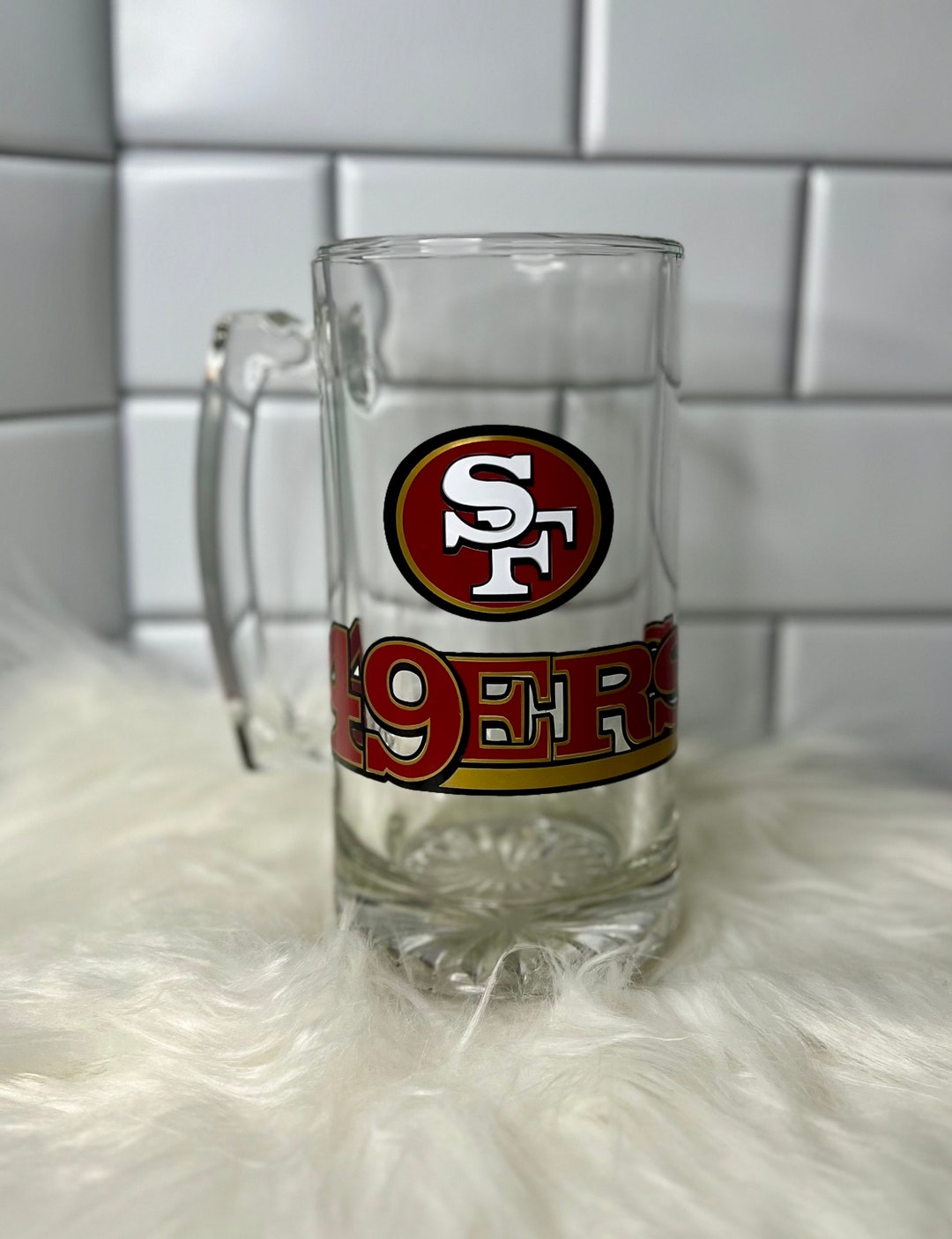 San Francisco 49ers Inspired Beer Mug - Etsy