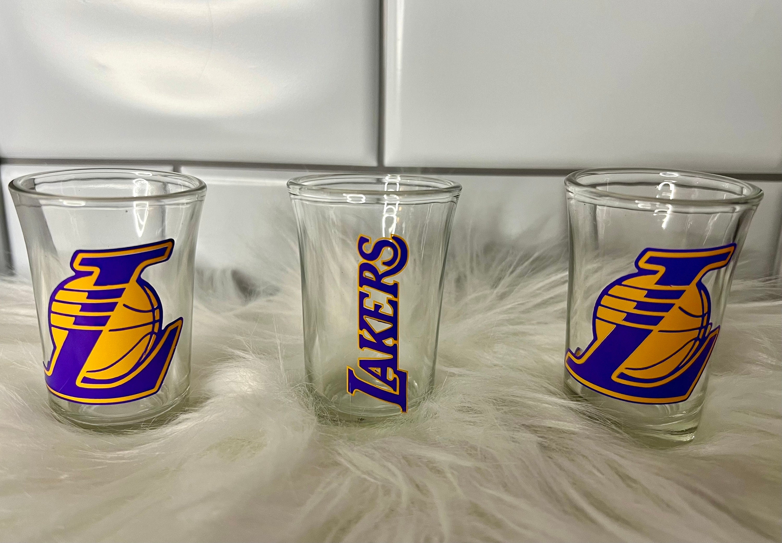 Los Angeles Lakers Inspired Shot Glasses Set - Etsy