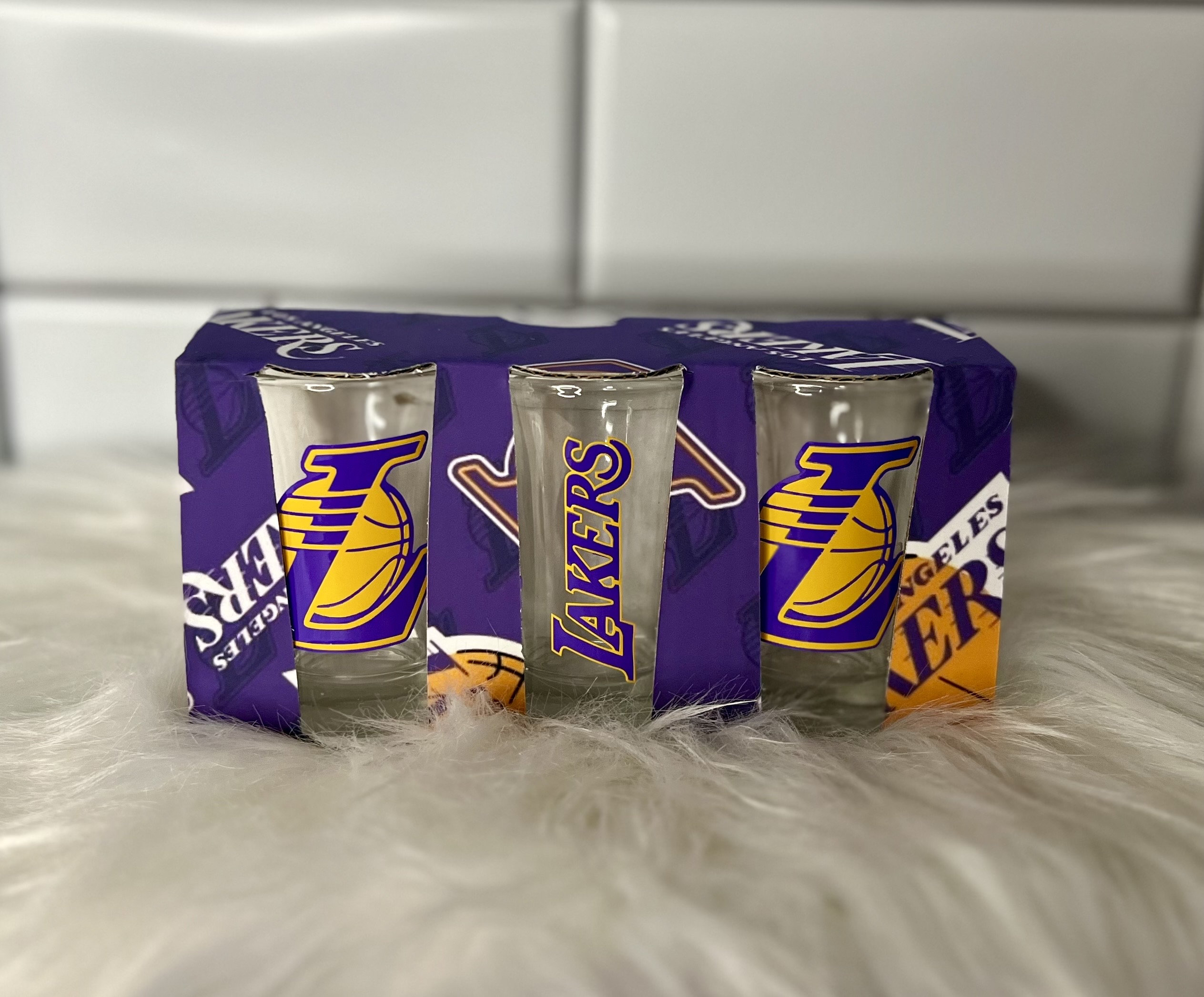 Los Angeles Lakers Inspired Shot Glasses Set - Etsy