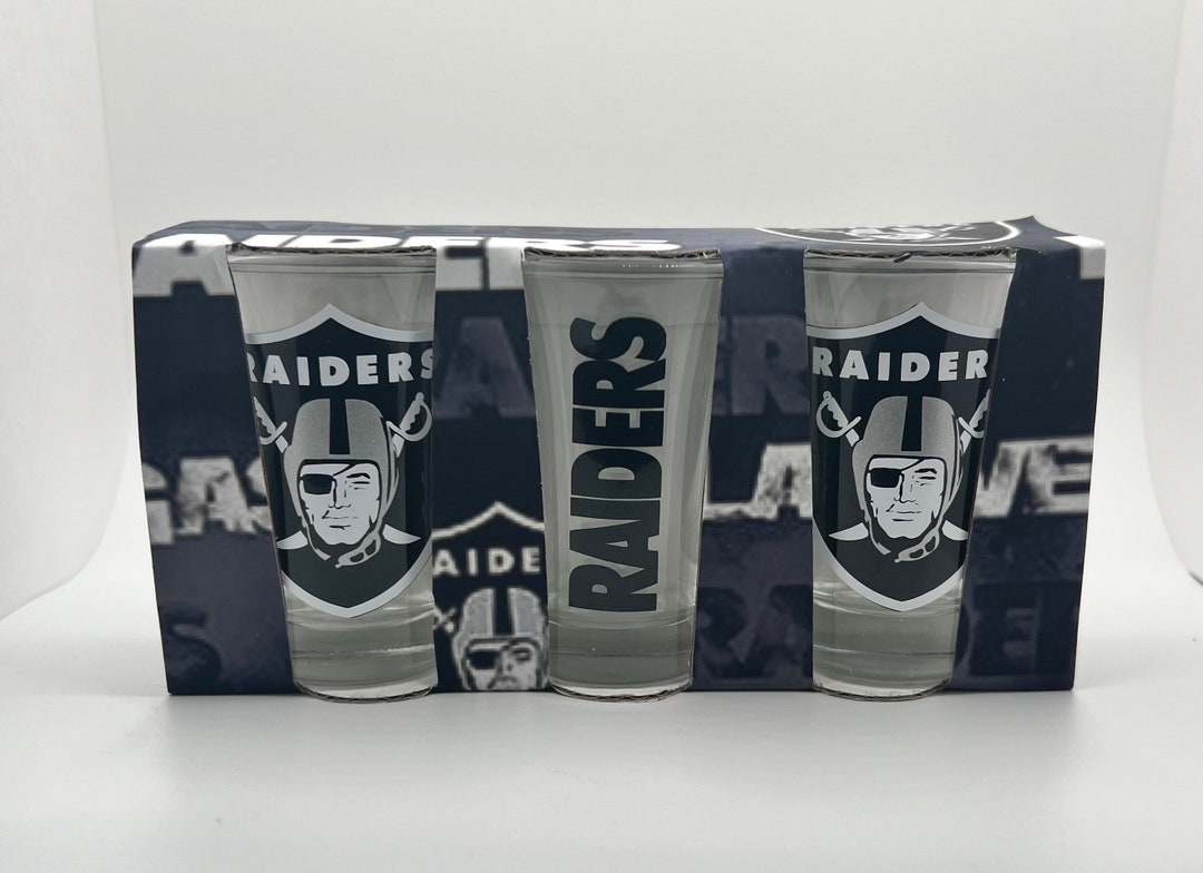 Las Vegas Raiders Shot Glasses Set - Etsy