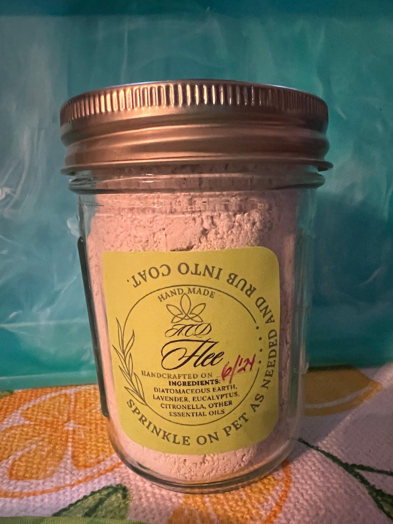 Flee - Natural Flea Powder for Pets - Etsy