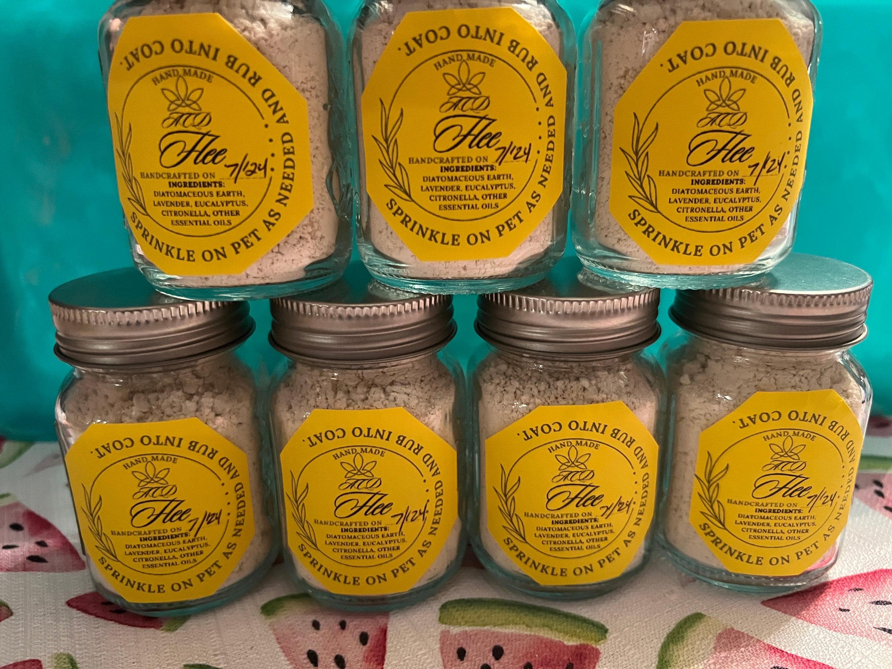 Flee - Natural Flea Powder for Pets - Etsy