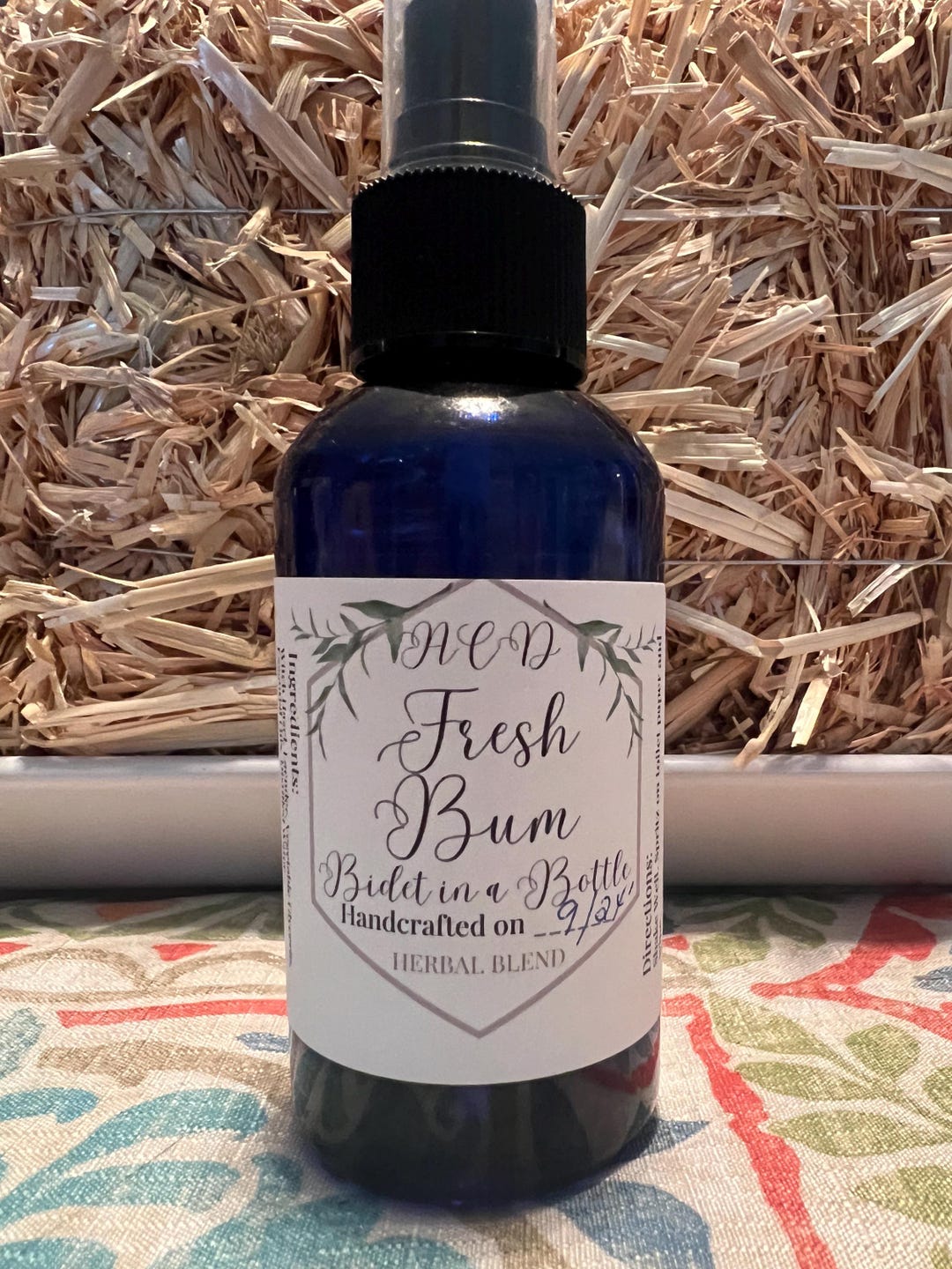 Fresh Bum: Bidet in a Bottle, Crack and Booty Spray, Flushable Wipe ...