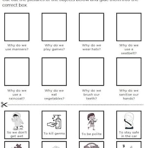 WHY Questions, Kids Activity Sheet - Etsy